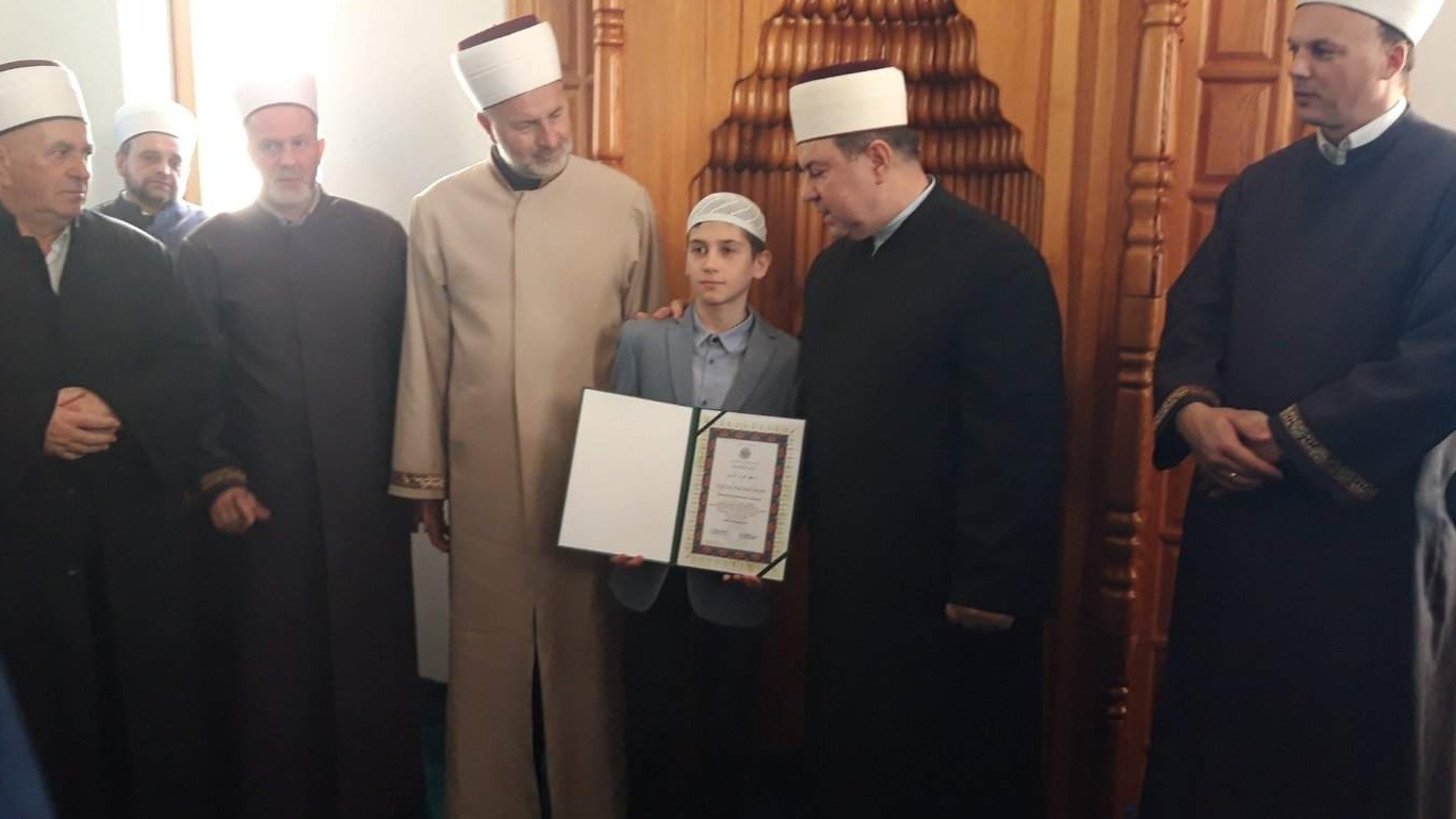 Goražde: Proučena hafiska dova Ahmetu Halilagiću, jednom od najmlađih hafiza u našoj zemlji ...